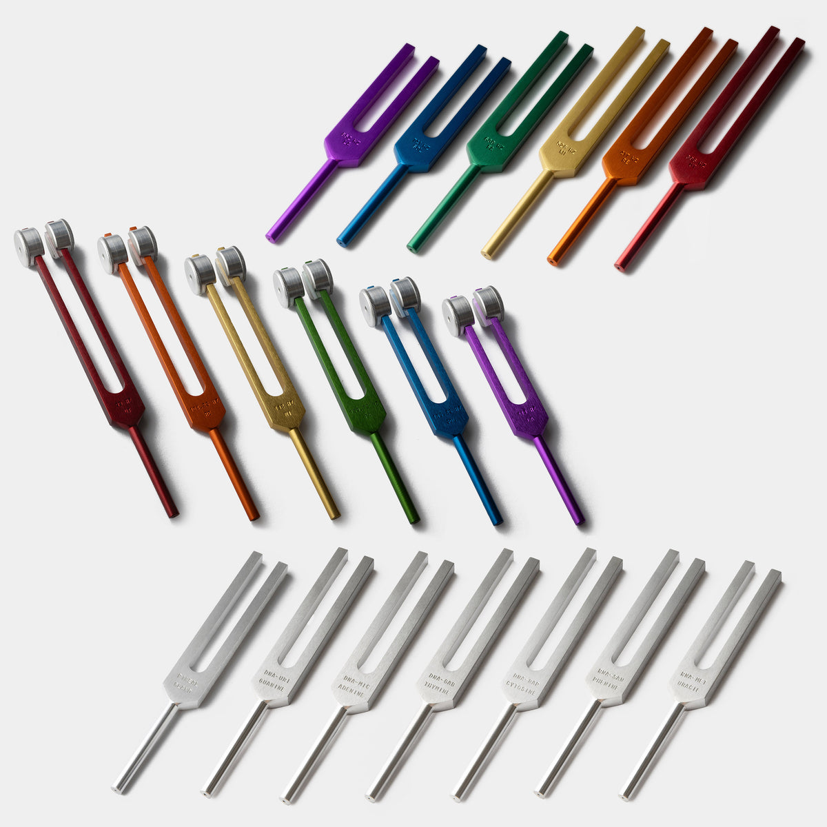 Sound Healing Tuning Forks | Trio Bundle | Energy, Body & DNA Sets ...